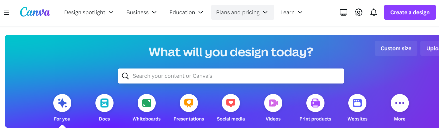 Canva front screen – Scribbling Bliss